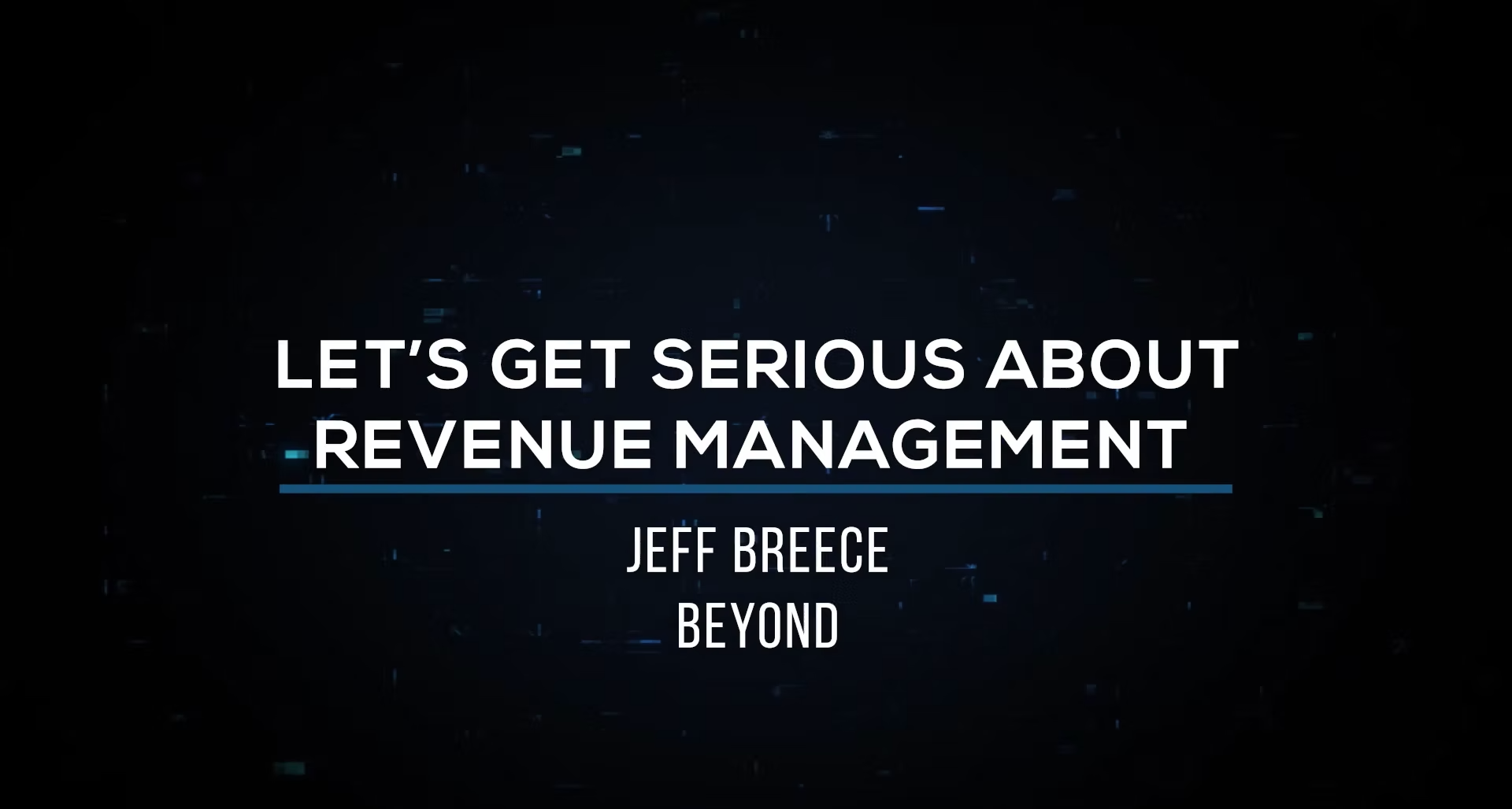 Let’s Get Serious about Revenue Management - Data & Revenue Management ...
